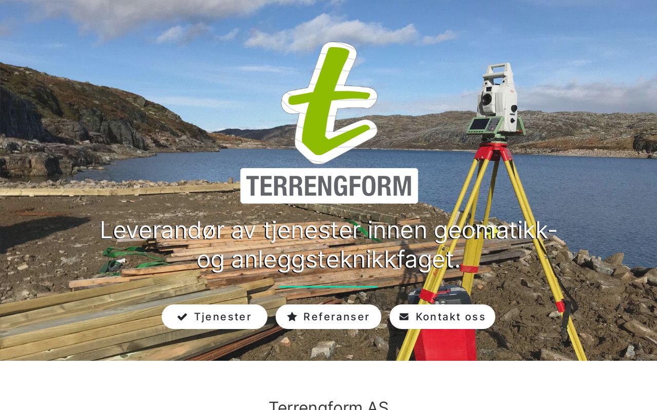 Terrengform AS - Geomatikk og anleggsteknikk.